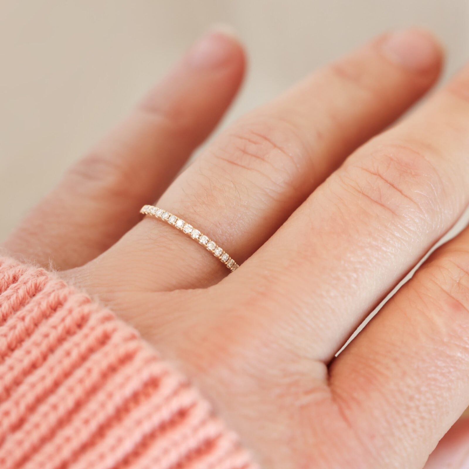 Ring Amalia mit Brillanten | Eternity Ring | Alliance Ring | Atelier Miah