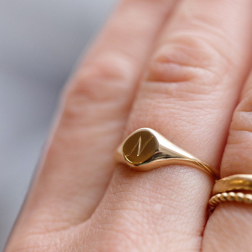 Ring Kalea mit Gravur - Personalisierter Schmuck von Atelier Miah